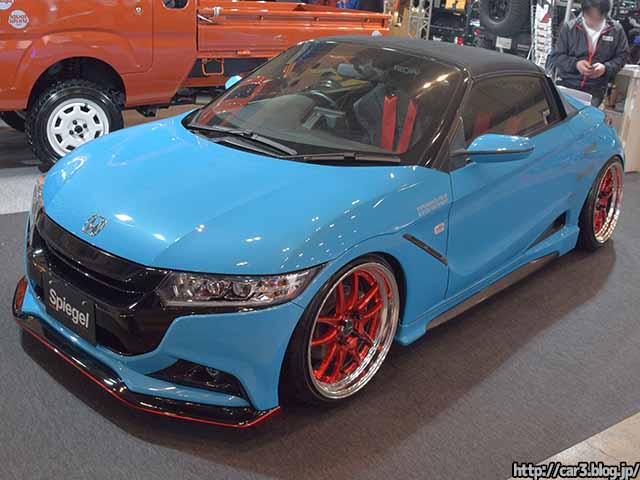 モデューロエアロを更にカスタムするフロントリップ装着のKカー専門ショップSpiegel（シュピーゲル）のホンダS660 | 車×3（轟Car3）